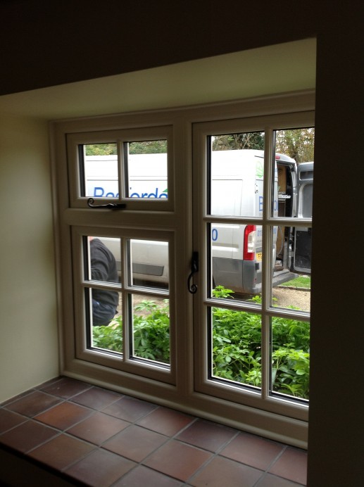 Full House Installed With Cream Windows - Basfords